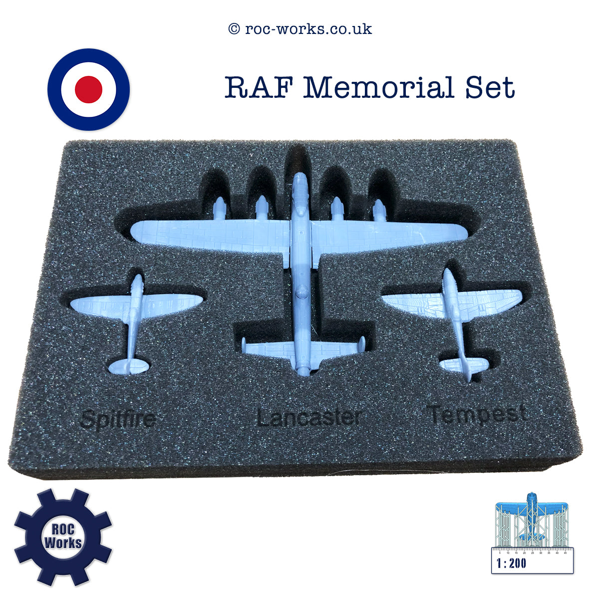 RAF Memorial Set (resin print) – RocWorks